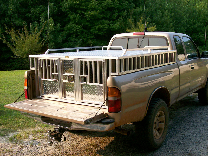 Sweeney's Dog Boxes - Over the Rail